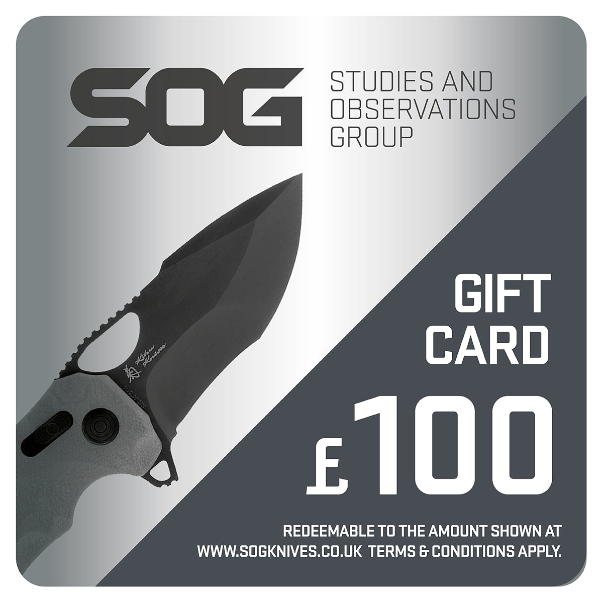 SOG Knives UK Gift Cards